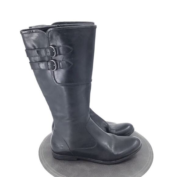 Born | Shoes | Born Boots Womens Black Leather Riding Boots Size 1 ...